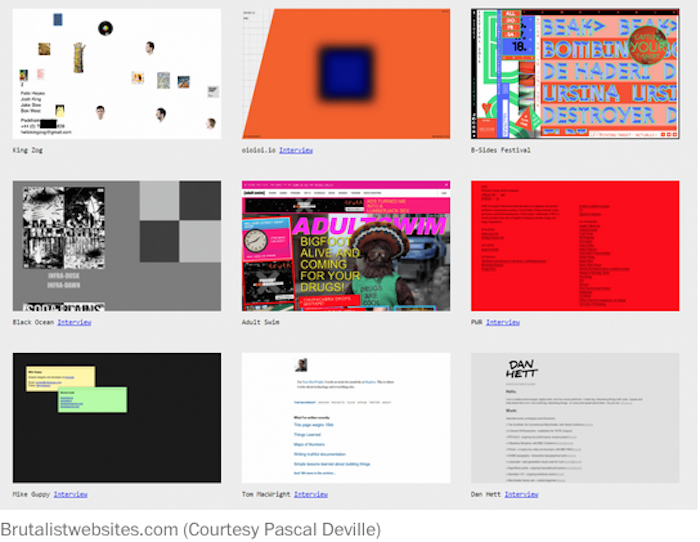 The “Brutalist” website fad | Architecture Here and There