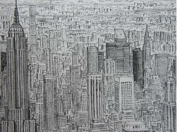 NYC, drawn from memory | Architecture Here and There
