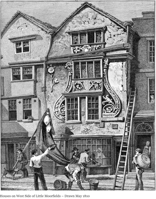 Before the London fire, 1666 | Architecture Here and There